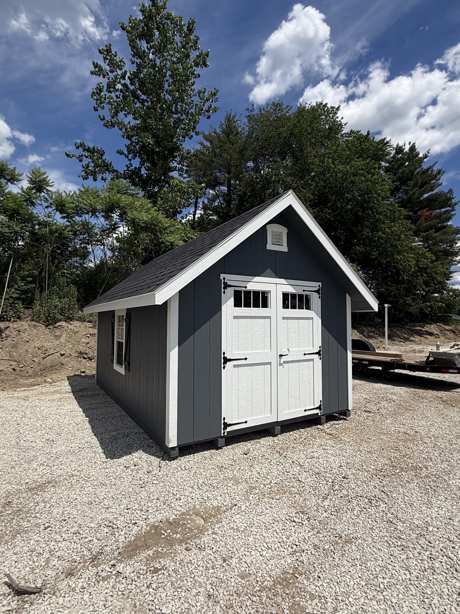 10′ x 16′ Painted Farmhouse Cottage Serial#00663 – The Shed Guyz